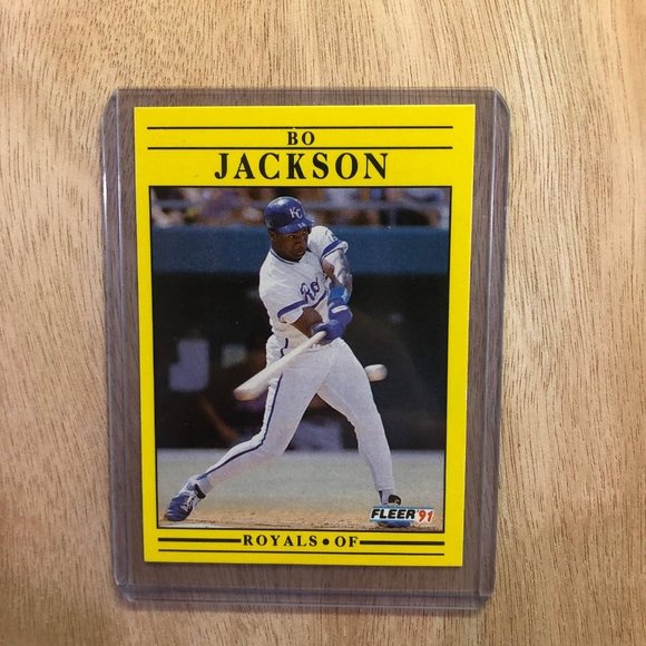 fleer | Toys | Bo Jackson Fleer Trading Card | Poshmark